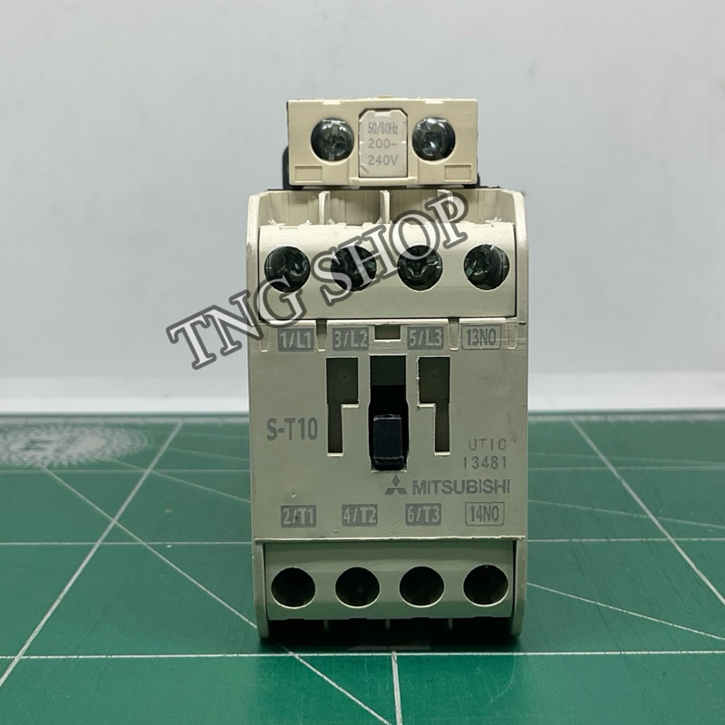 S-T10 ST10 lth=20A คอยด์ 200-240VAC ยี่ห้อ MITSUBISHI แมกเนติก คอนแทคเตอร์ MAGNETIC CONTACTOR ...