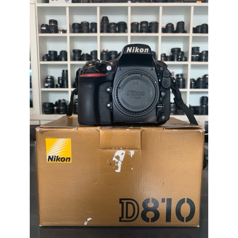 Nikon 810 อุปกรณ์ครบกล่อง แบต แท่นชาร์จ สายคล้อง | Shopee Thailand