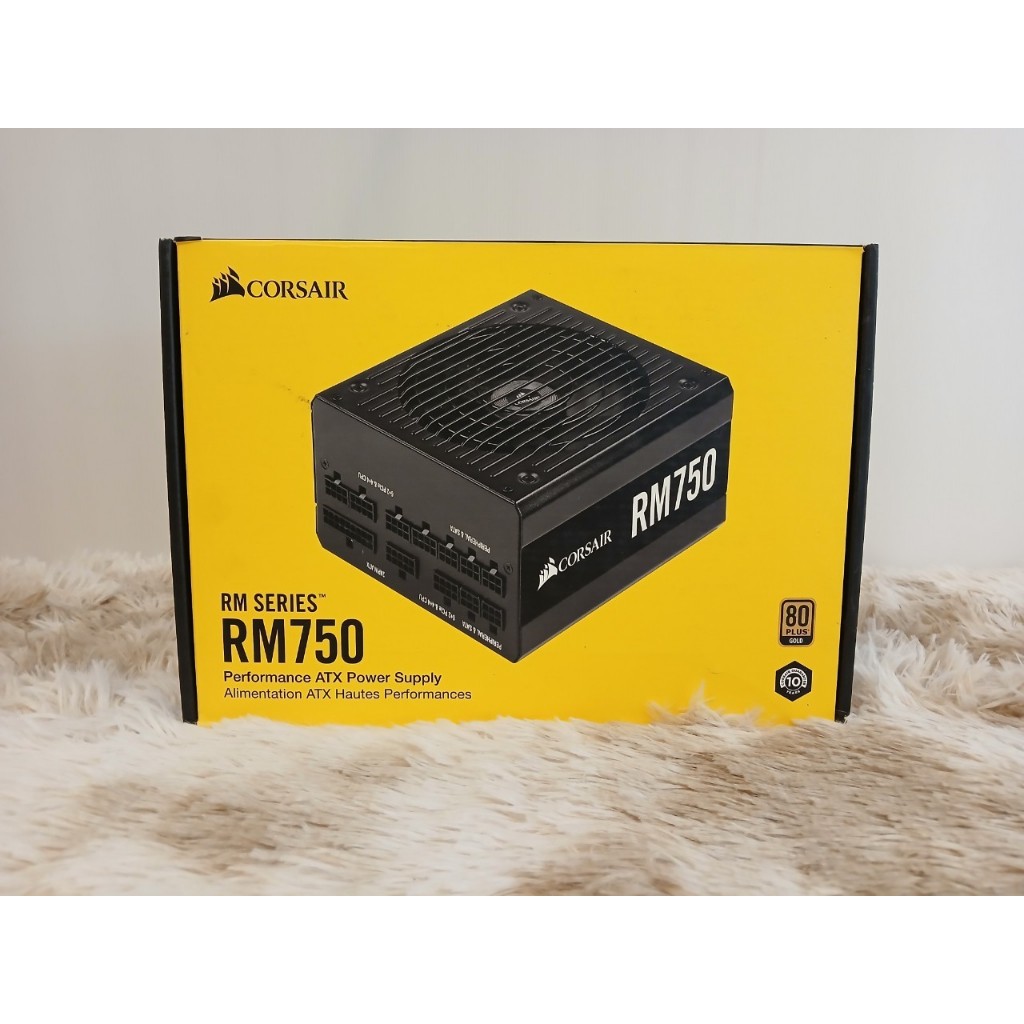 POWER SUPPLY (อุปกรณ์จ่ายไฟ) CORSAIR RM750 - 750W 80 PLUS GOLD | Shopee ...