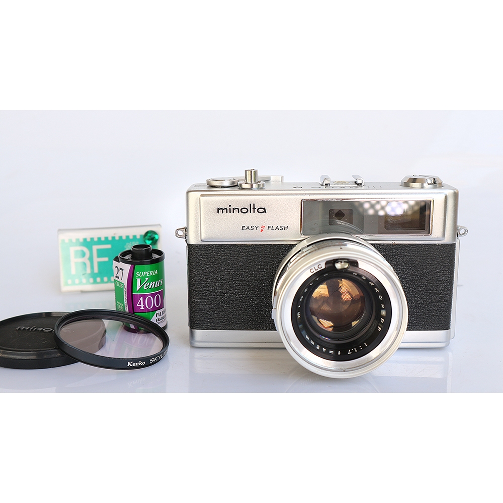 Minolta Hi-matic 9 กล้องฟิล์มมินอลต้า Himatic 9 พร้อมเลนส์ Rokkor-PF ...