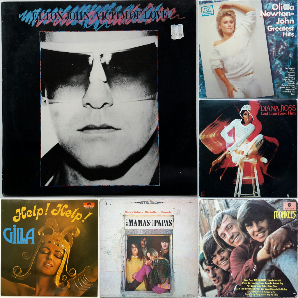 แผ่นเสียง เพลงสากล Pop, Disco 12” LP Vinyl – Air Supply, Kate Bush ...