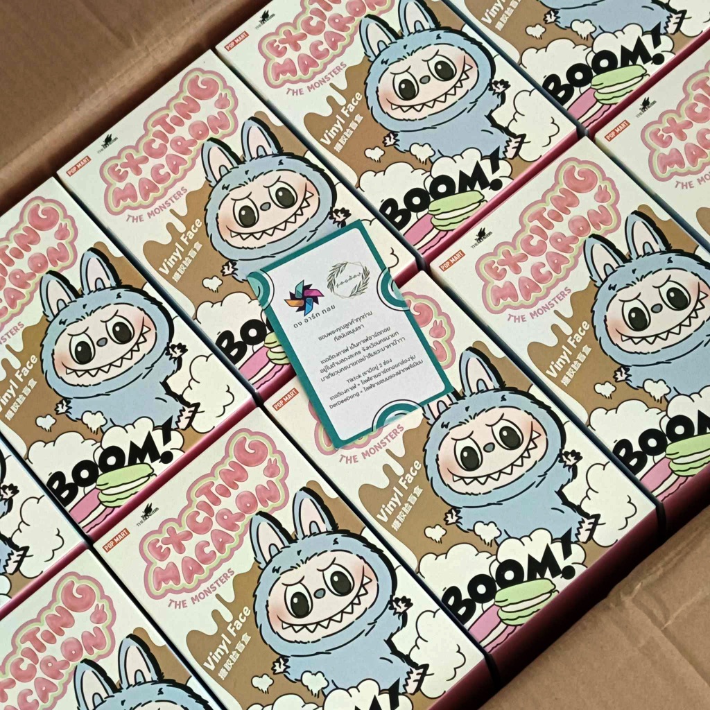 พร้อมส่ง Labubu Macaron เช็คการ์ด ตุ๊กตาพวงกุญแจ ของแท้ออก Shop Popmart ...
