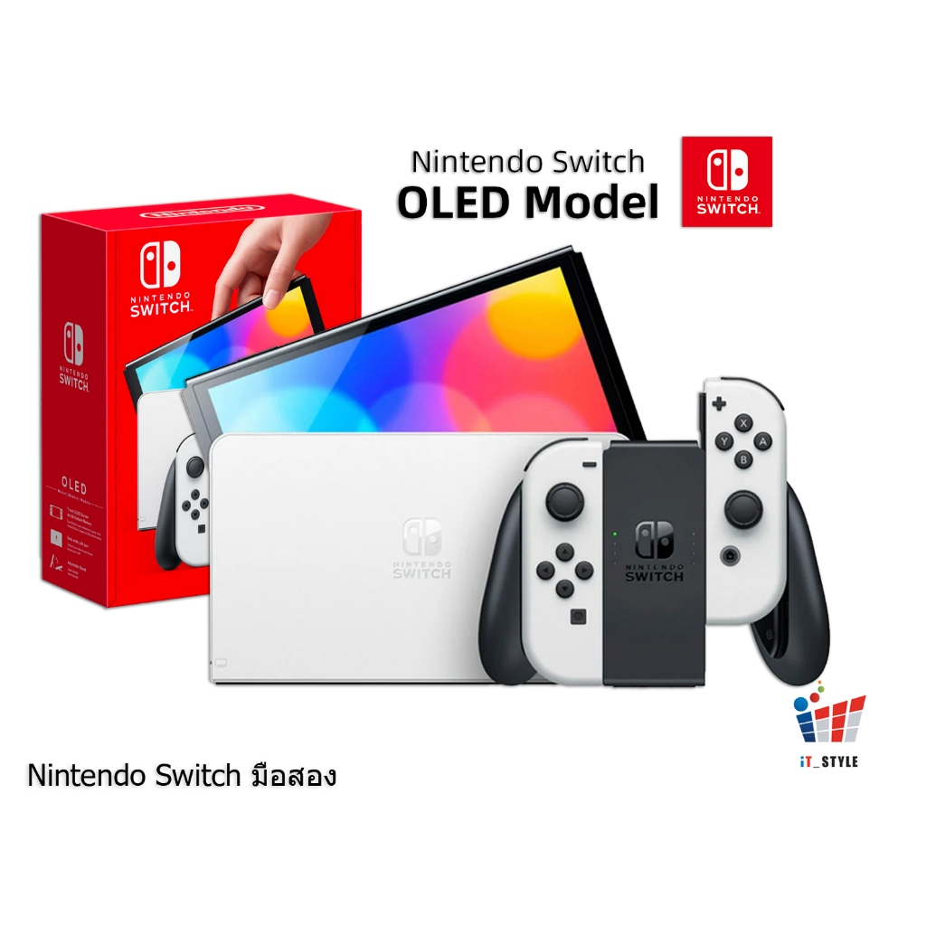 เครื่องเล่นเกม Nintendo Switch OLED Console White ประกันศูนย์ไทย ...