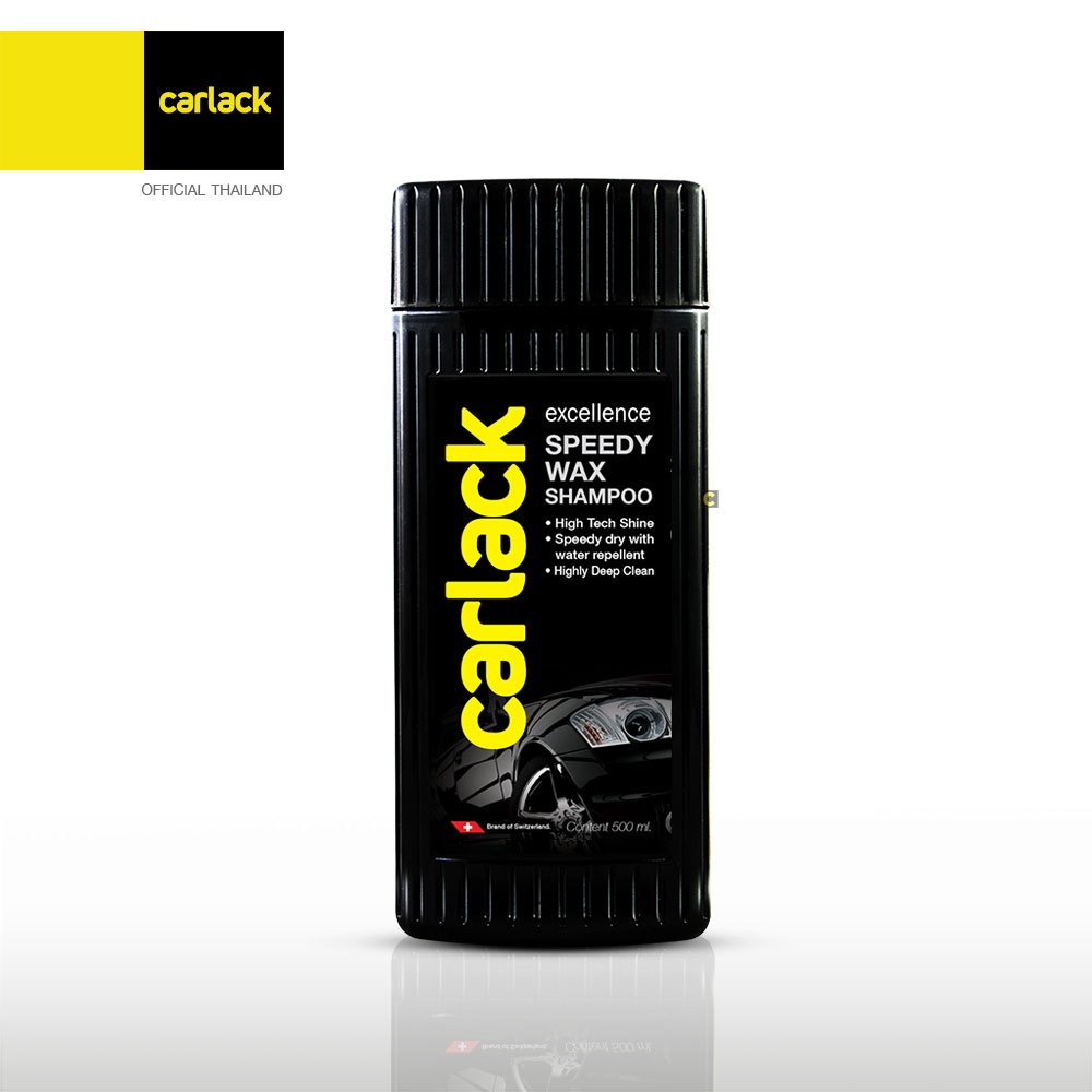 Carlack แชมพู Speedy Wax Shampoo 500 มล. แชมพู สูตรเคลือบเงา น้ำไหลลื่น ...