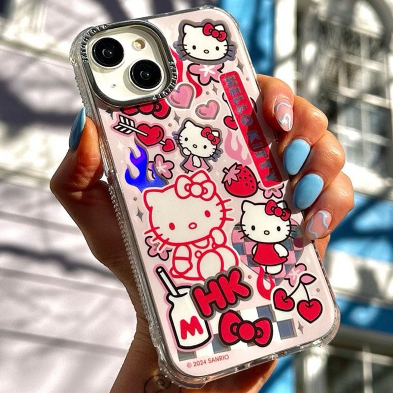 พร้อมส่ง Hello Kitty x Skinnydip Holo Sticker Shock Case (ลิขสิทธิ์แท้ ...