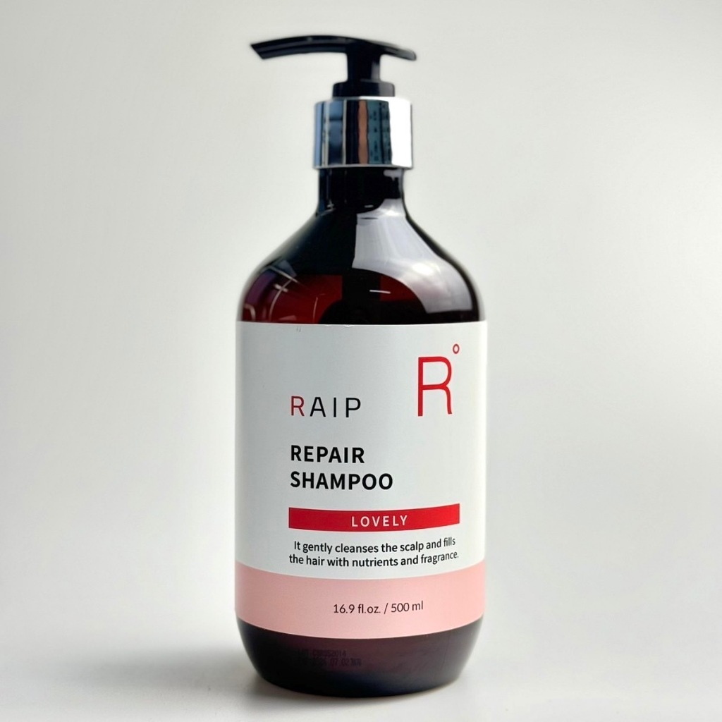 แชมพู/ครีมนวดผม RAIP Repair Shampoo 500ml / RAIP Repair Treatment 500ml ...