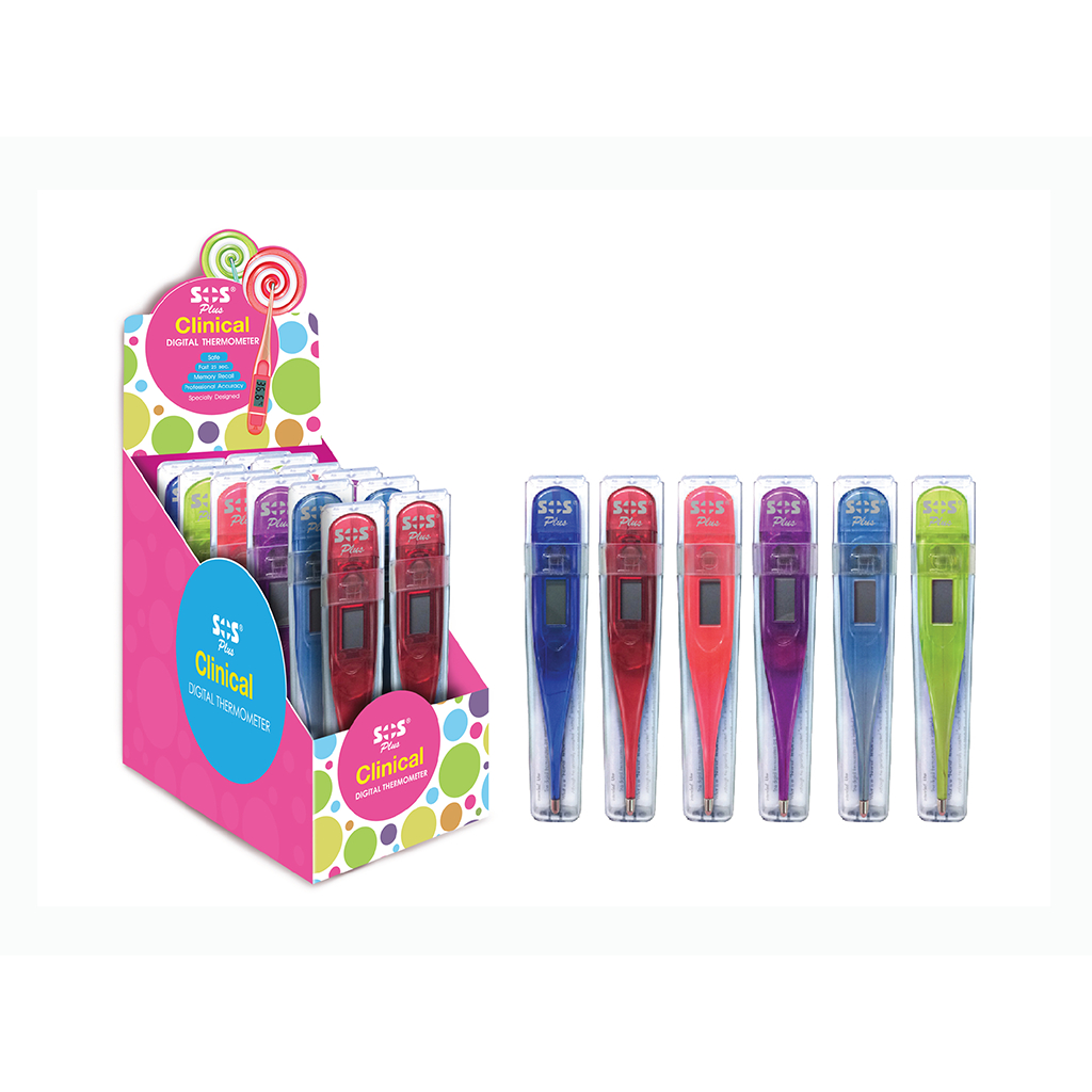 ปรอทวัดไข้ ดิจิตอล SOS Plus Clinical digital Thermometer รุ่น BT-A11 ...
