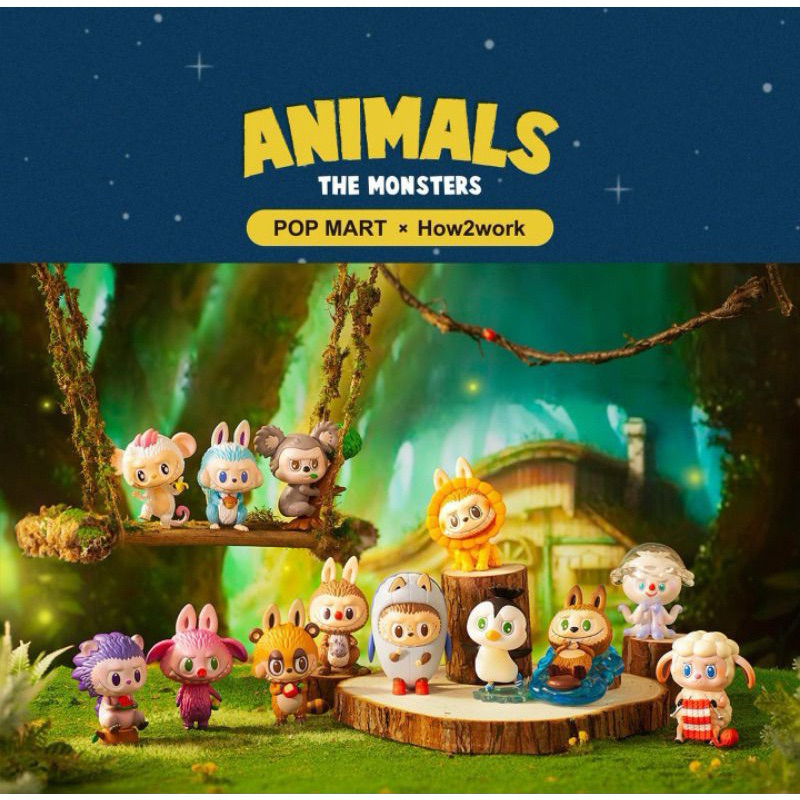 พร้อมส่ง Popmart ของแท้ 100% Labubu series Animal the monsters (Sheep ...