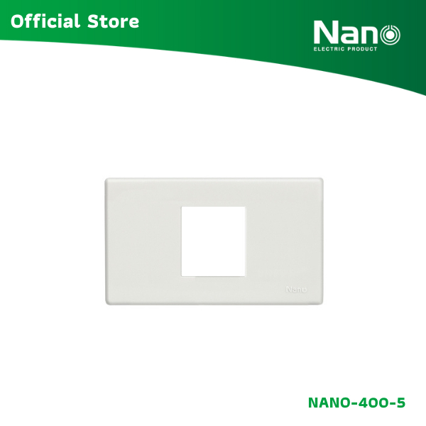 NANO หน้ากากขอบเหลี่ยม 2x4" 2 ช่องกลาง Classic series (80 ชิ้น/กล่อง) รุ่น NANO-400-5 | Shopee ...