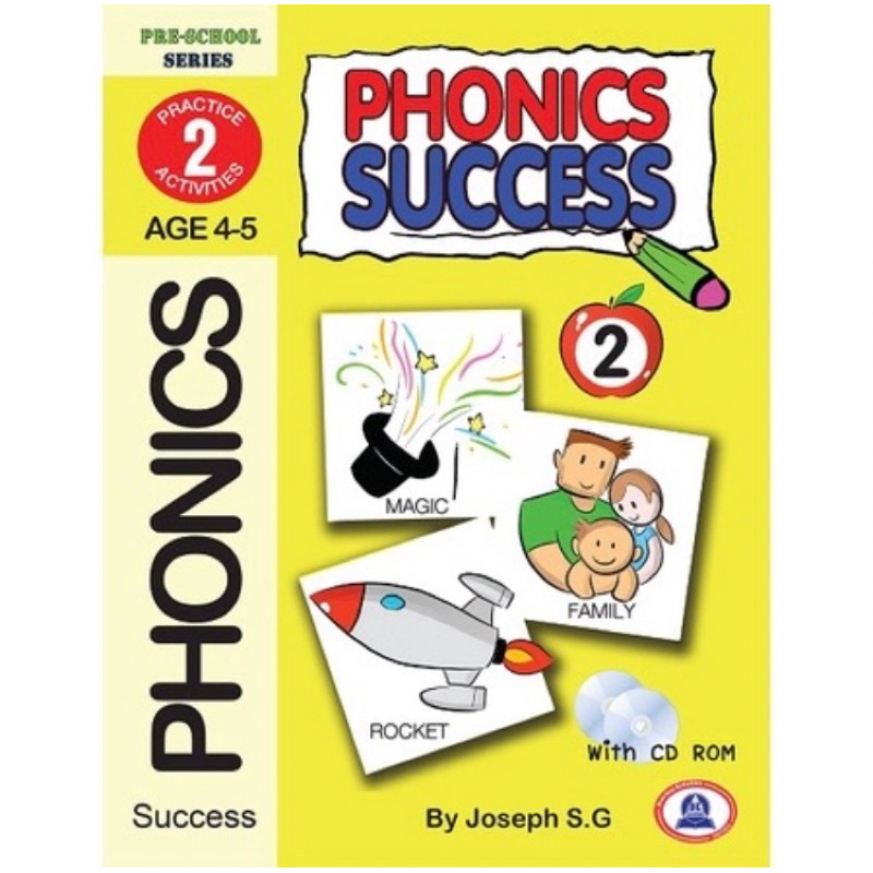 หนังสือ PHONICS SUCCESS เล่ม2 ทั้งชุด 2 เล่ม พร้อม CD | Shopee Thailand