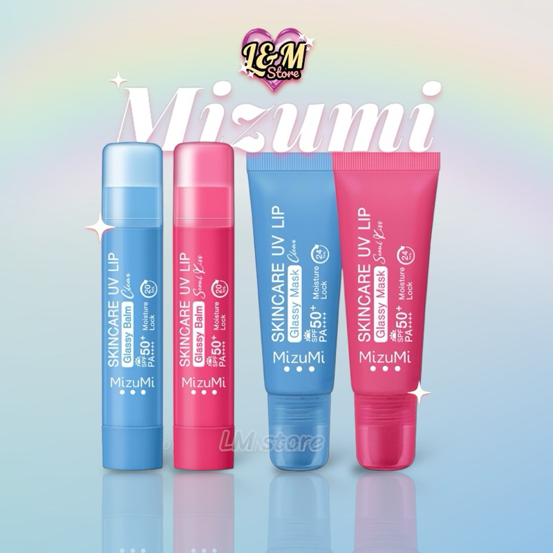 [รวมลิป mizumi] MizuMi Skincare UV Lip Glassy blam&mask spf 50+ pa++++ ลิปกันแดด บำรุงริมฝีปาก ...