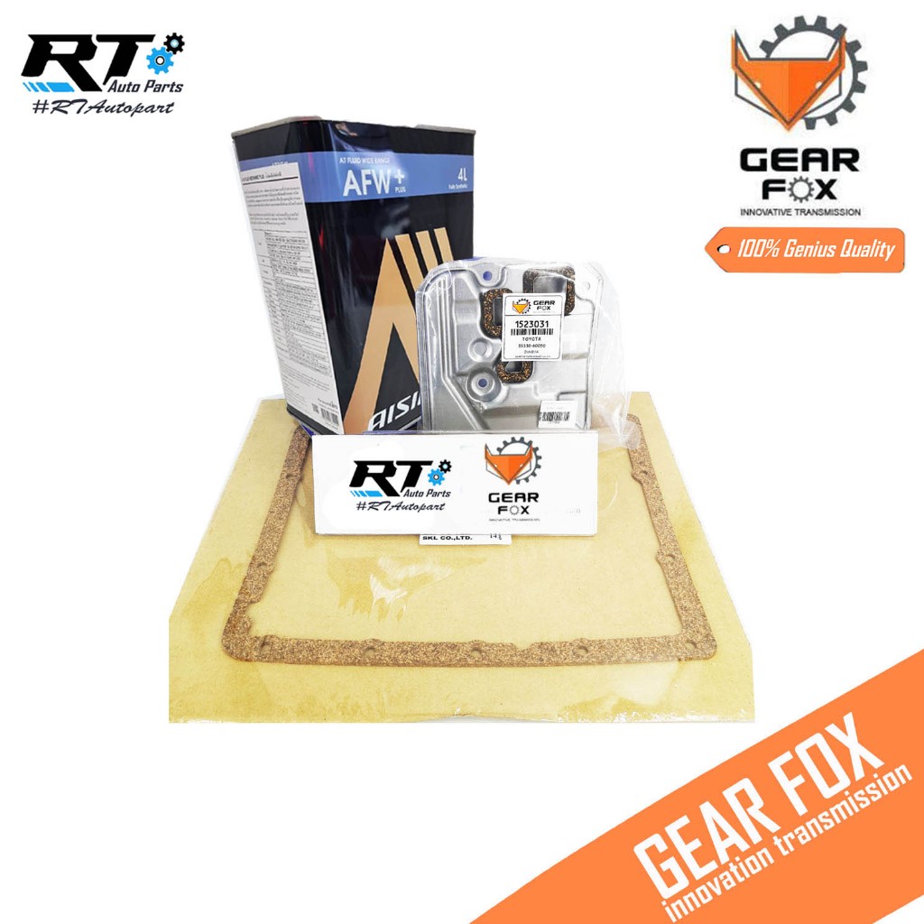 Gearfox ชุดถ่ายน้ำมันเกียร์ AFW+ Toyota Innova TGN40 เบนซิน ปี03-14 ...