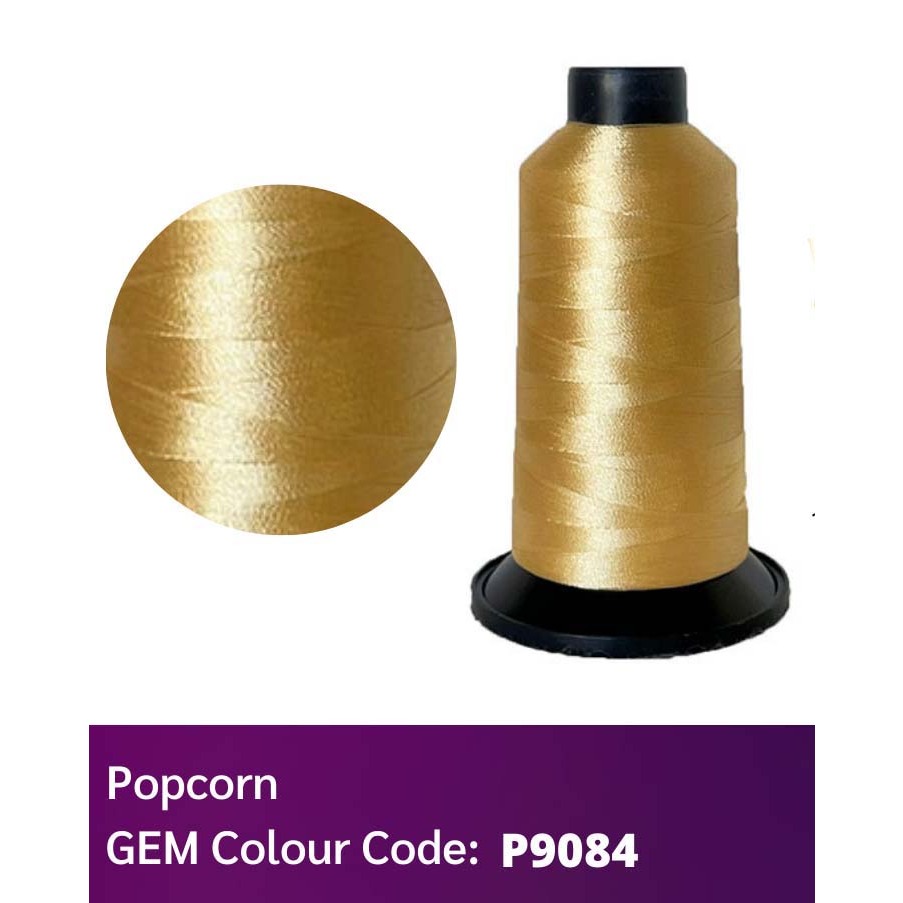 ไหมปัก GEM Embroidery Thread โทนพาสเทล Pastel ซักฟอกสีไม่ตก 3,000 เมตร ...