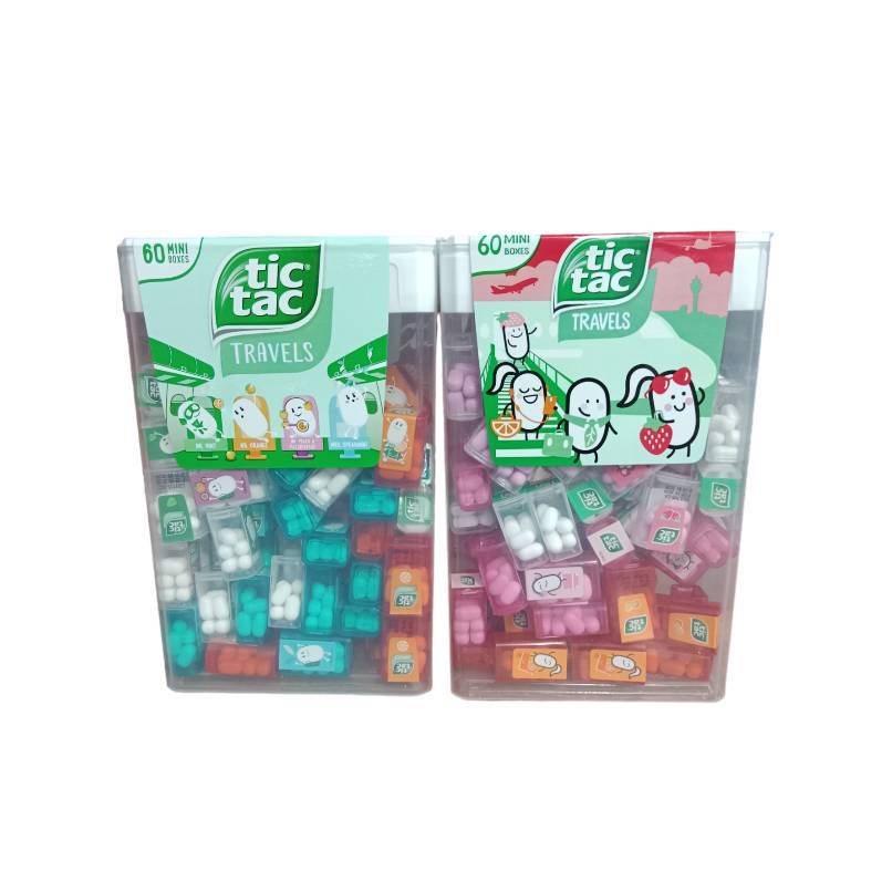 ลูกอมรสมิ้นท์ TIC TAC Box with 60 Mini Boxes 228g มี 2 แบบ | Shopee ...