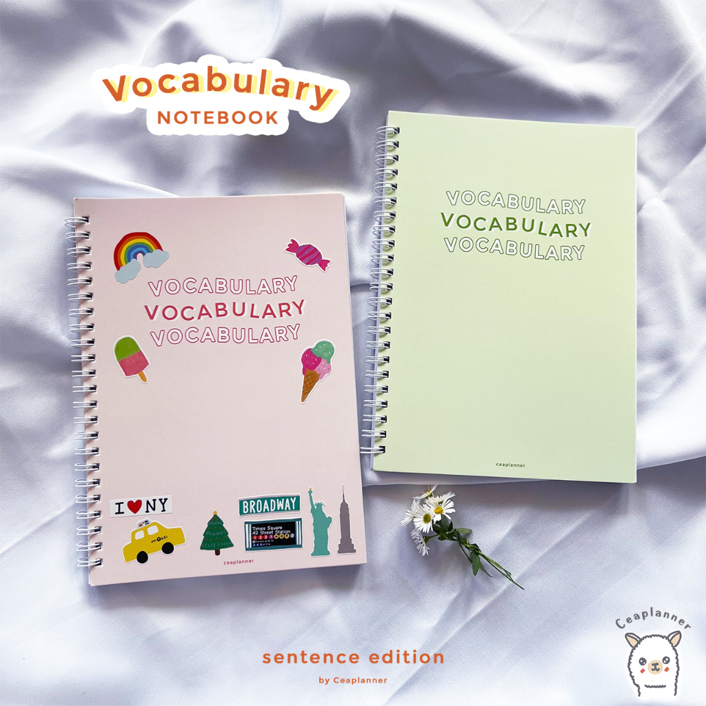 Cea | vocab book v.2 จดได้ 700 คำ + ตัวอย่างประโยค สมุดจดศัพท์ A5 ...