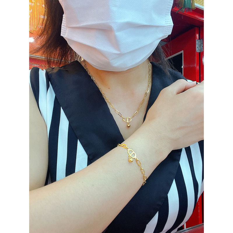 KMDGold สร้อยข้อมือทอง2สลึง ลายแฟชั่น สินค้าทองแท้พร้อมใบรับประกัน ...