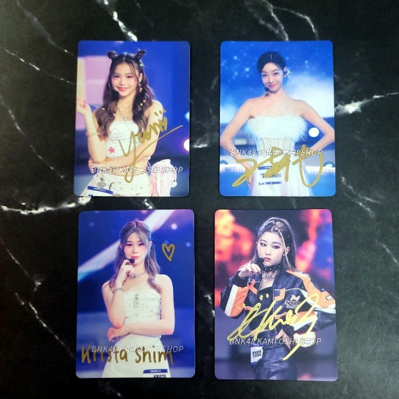 Chuang Asia การ์ด HIT Card ลายเซ็นจริง Yean Vita Krista Lissa Autograph คริสต้า ยีน Gen1es ...