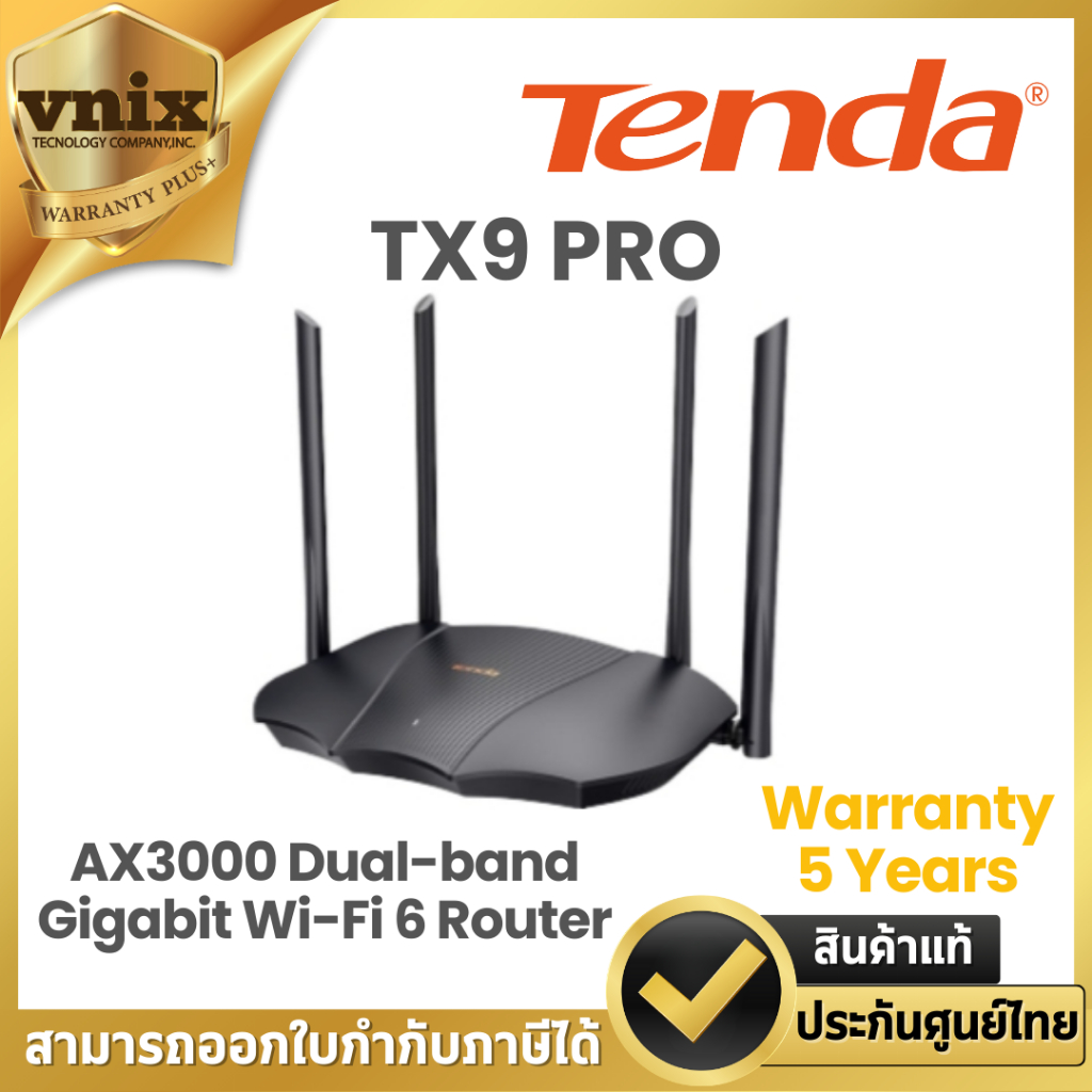 TX9 PRO Tenda AX3000 Dual-band Gigabit Wi-Fi 6 Router Warranty 5 Years ...
