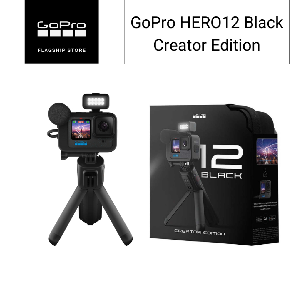 (พร้อมส่ง ประกันศูนย์ไทย 1 ปี) GoPro HERO12 Black Creator Edition สาย ...