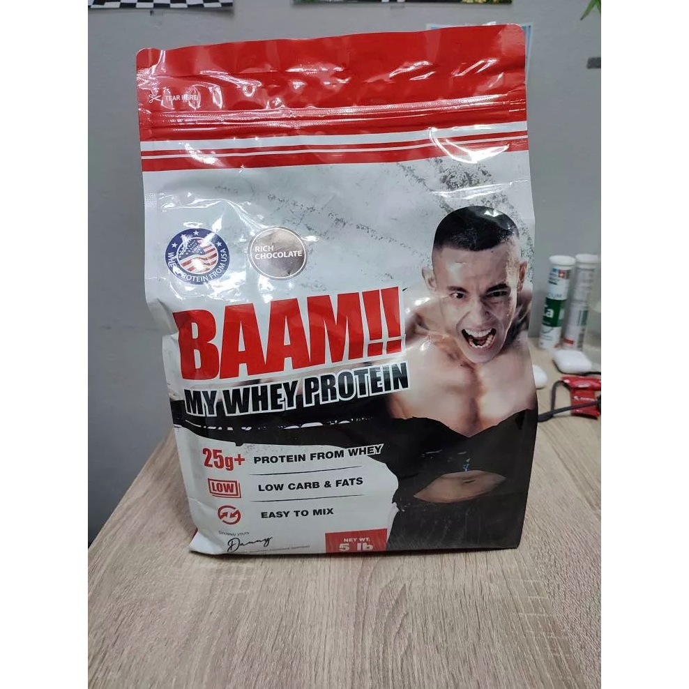 BAAM MY WHEY PROTEIN 5 LB เวย์โปรตีน เพิ่มกล้ามเนื้อ | Shopee Thailand