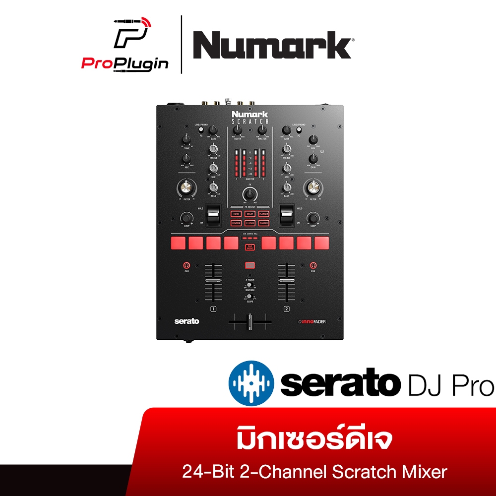 Numark Scratch DJ scratch mixer for Serato DJ Pro with DVS License (ProPlugin) | Shopee Thailand