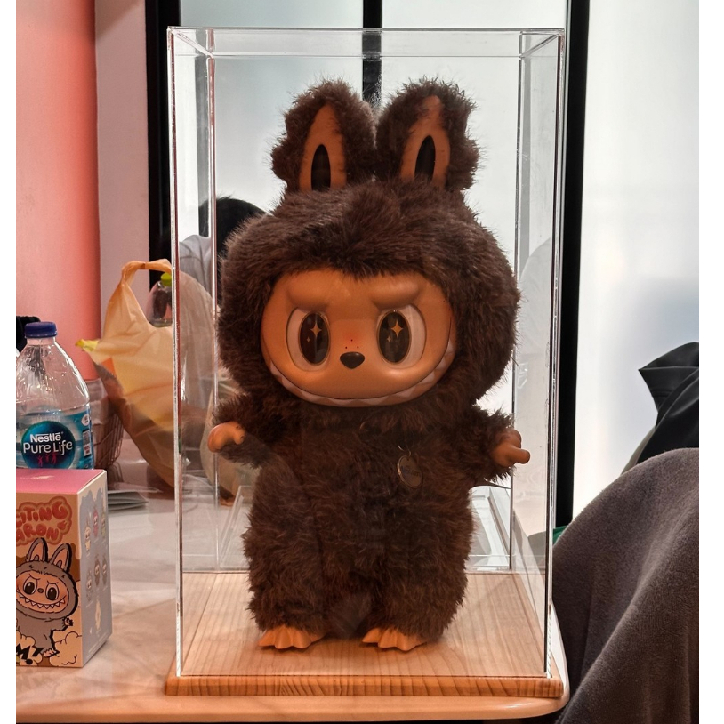 ( ️พร้อมส่ง) กล่องใส่ Zimomo อะคริลิค ขนาด 35*35 สูง 60 cm กล่องครอบ ...