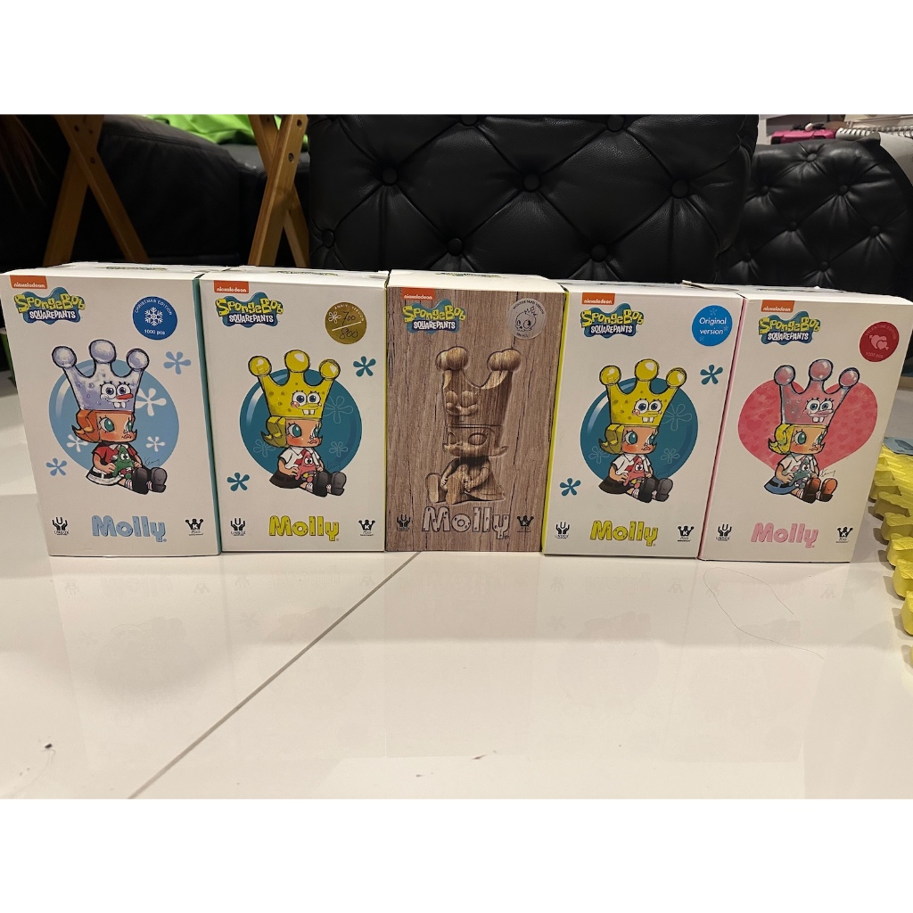 (ของสะสม) SpongeBob Molly 2017 แบบจัดเต็มครบเซ็ต | Shopee Thailand