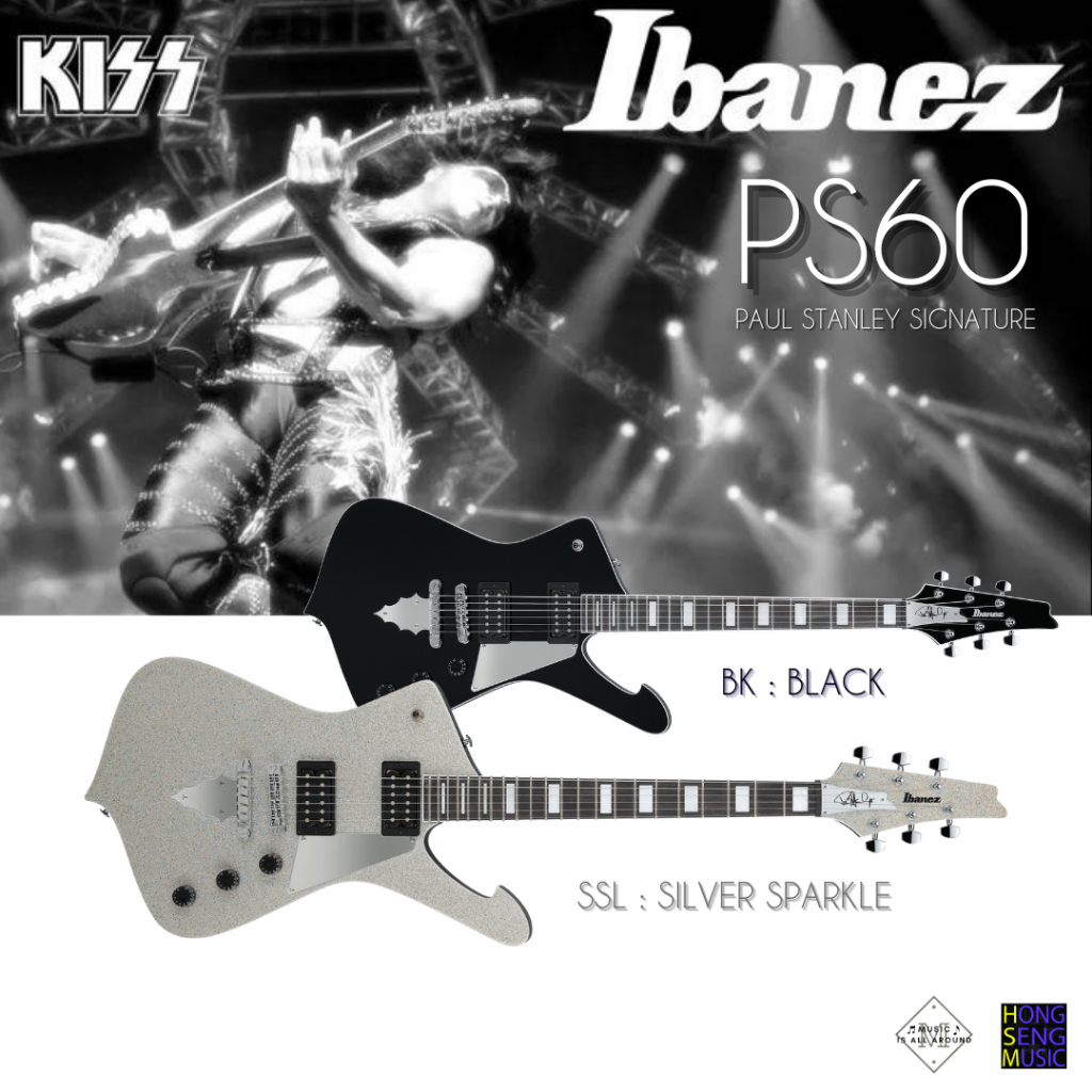 กีตาร์ไฟฟ้า IBANEZ PS60 (Paul Stanley Signature) w/ Soft Case | Shopee ...