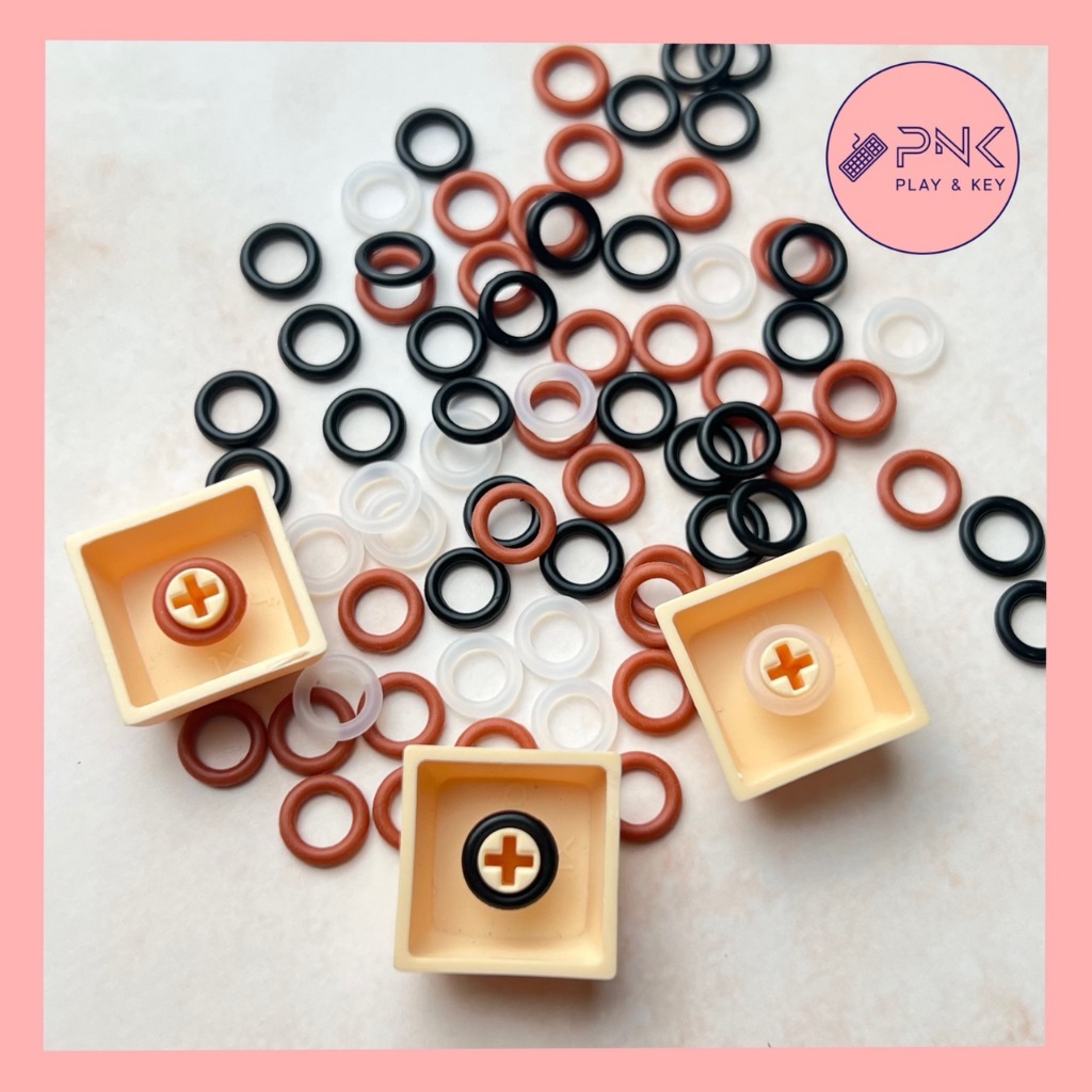 [ พร้อมส่ง ] O-ring สำหรับทำ O ring Keycap Mod ซิลิโคน ยาง ( 50 ชิ้น ...