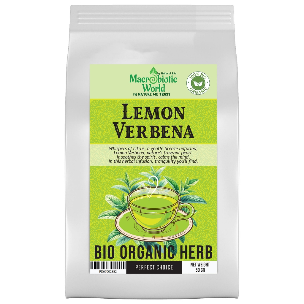 Organic/Bio Lemon Verbena Herb Tea | ชาสมุนไพร เวอร์บีน่า 50g | Shopee ...
