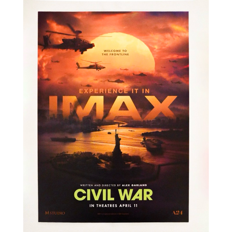 โปสเตอร์ของแท้ “CIVIL WAR” IMAX Week 1 จาก Major Cineplex - Poster ...