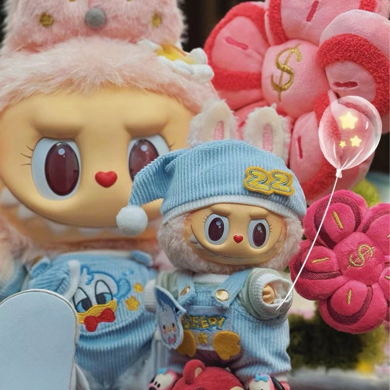 พร้อมส่ง ชุดตุ๊กตา Labubu Macaron ลาบูบู้ Sleepy Duck 17 cm | Shopee ...