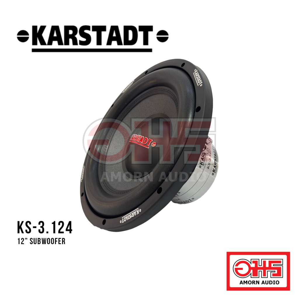 KARSTADT KS-3.124 / Subwoofer 12" / 1200 Watts / แม่เหล็ก 3 ชั้น / AMORN AUDIO | Shopee Thailand