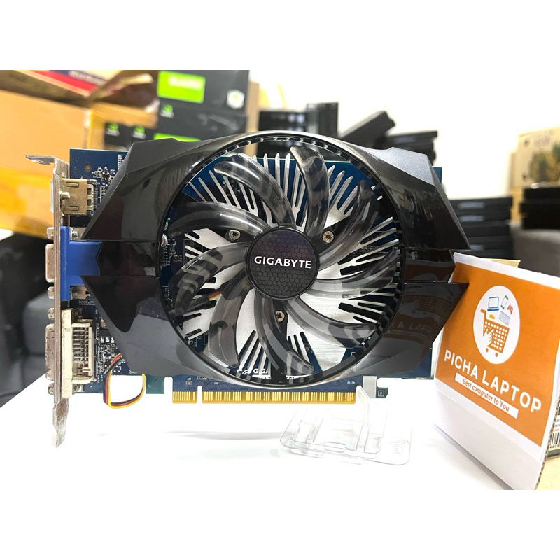 การ์ดจอ GT730 GIGABYTE N730D5 2GB GDDR5 HDMI VGA DVI มือสองสภาพดี ...
