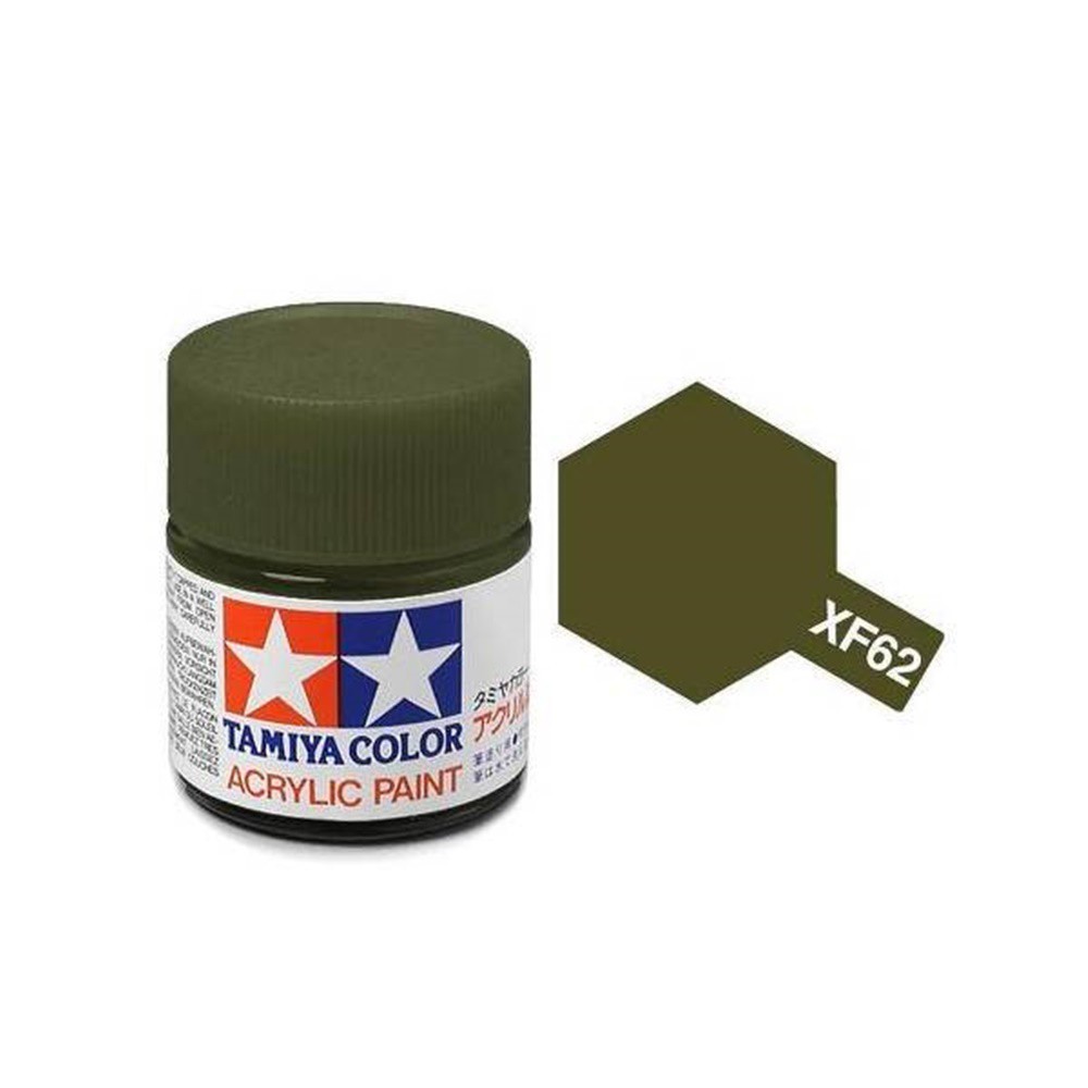 Tamiya Acrylic Paint XF-62 (Olive Drab) | Shopee Thailand