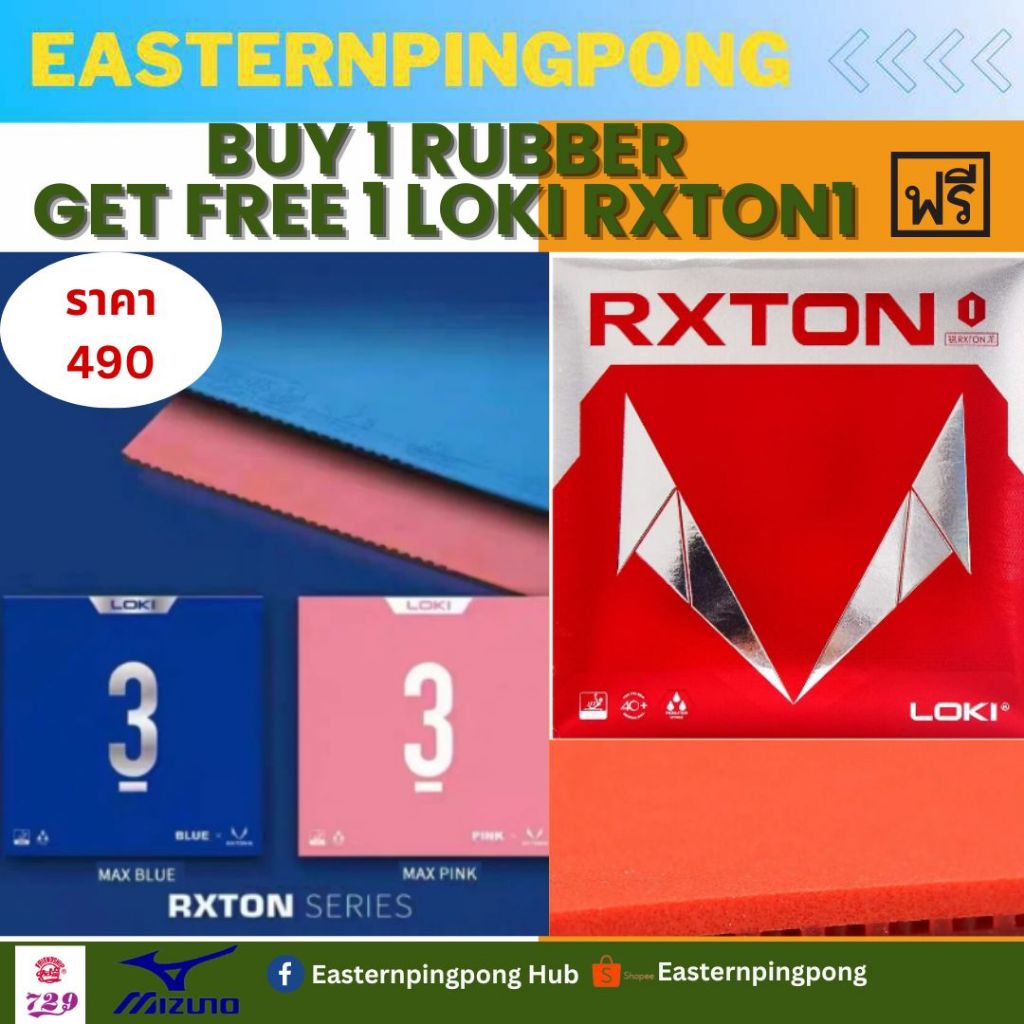 LOKI RXTON 3 Colorful sponge ฟองน้ำสีฟ้า และสีชมพู ฟองน้ำพรุน ยืดหยุ่น ...