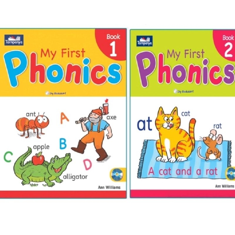 My First Phonics เล่ม1-2 ชุด เริ่มต้นอ่านสะกด คำเก่งอังกฤษ ระดับอนุบาล ...