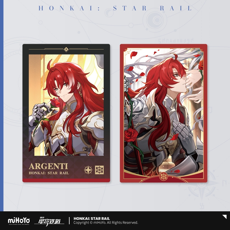 [ พร้อมส่ง / Official ] Honkai : Star Rail Set Postcard - Argenti ฮงไค สตาร์เรล เซ็ต โปสการ์ด ...