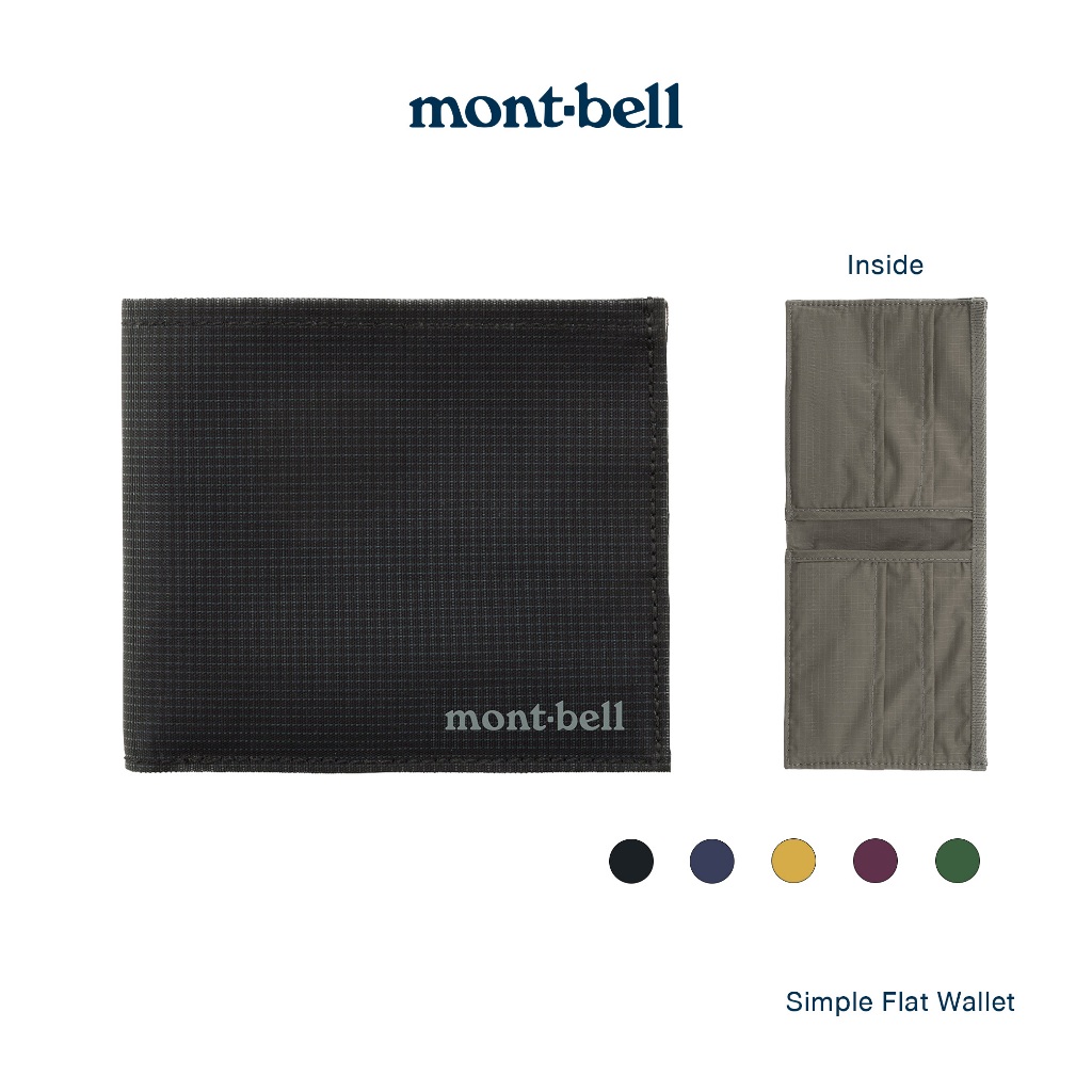 Montbell กระเป๋าตัง รุ่น 1133370 Simple Flat Wallet | Shopee Thailand