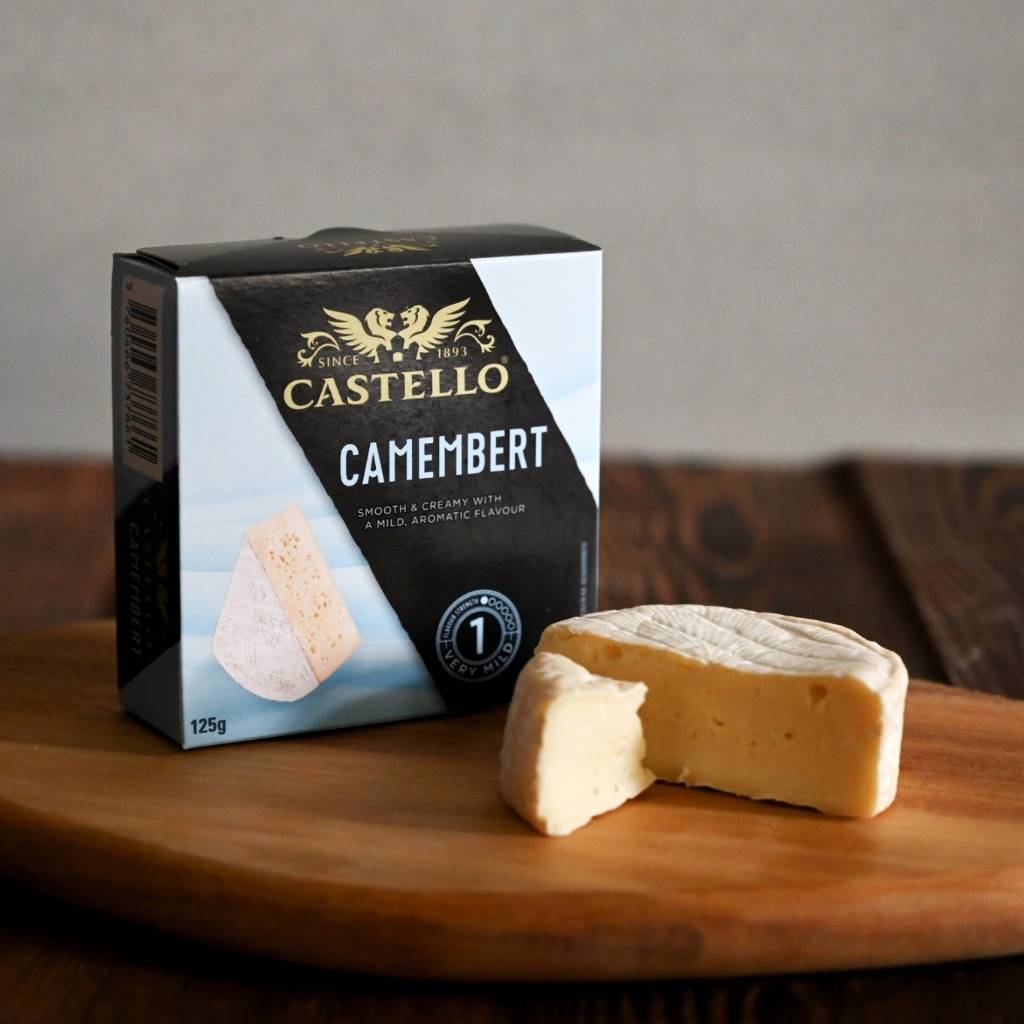 กามองแบร์ชีส ชีสฝรั่งเศส- Castello Camembert Cheese 125g | Shopee Thailand