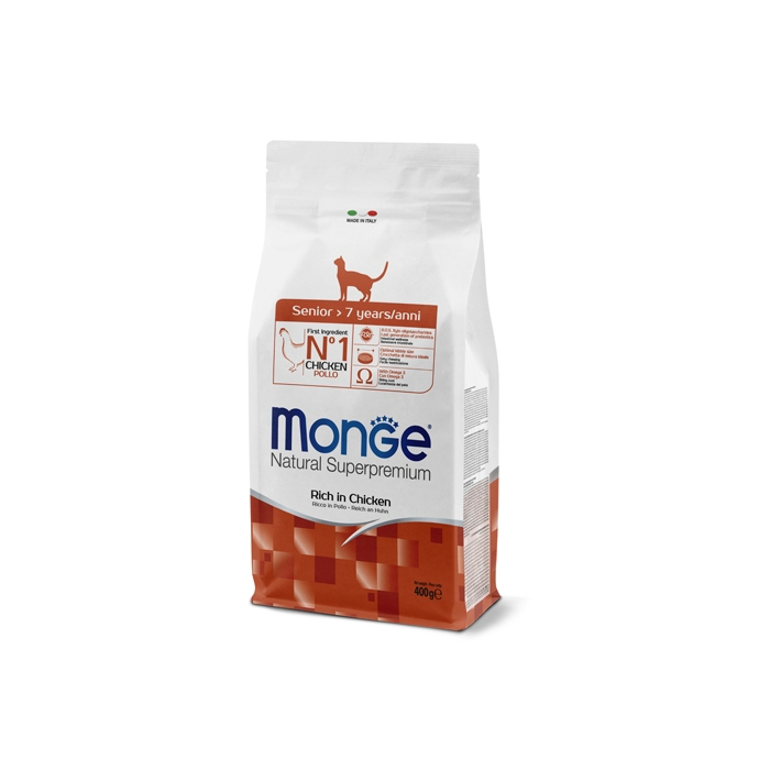 Monge Natural Superpremium Senior Cat Rich in Chicken อาหารแมวแก่ 7 ปี ...