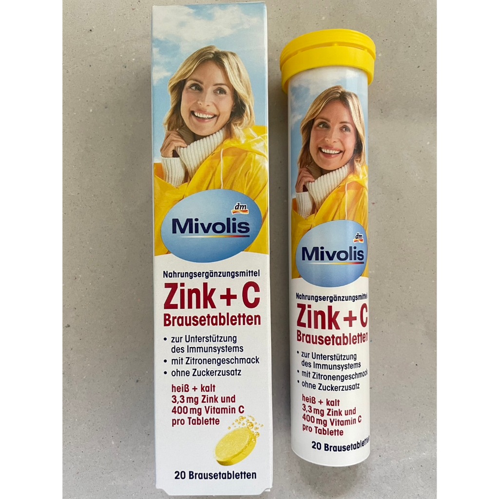 Mivolis วิตามินละลายน้ำ Zinc + VittaminC (รสมะนาว) ของแท้ส่งตรงจาก ...