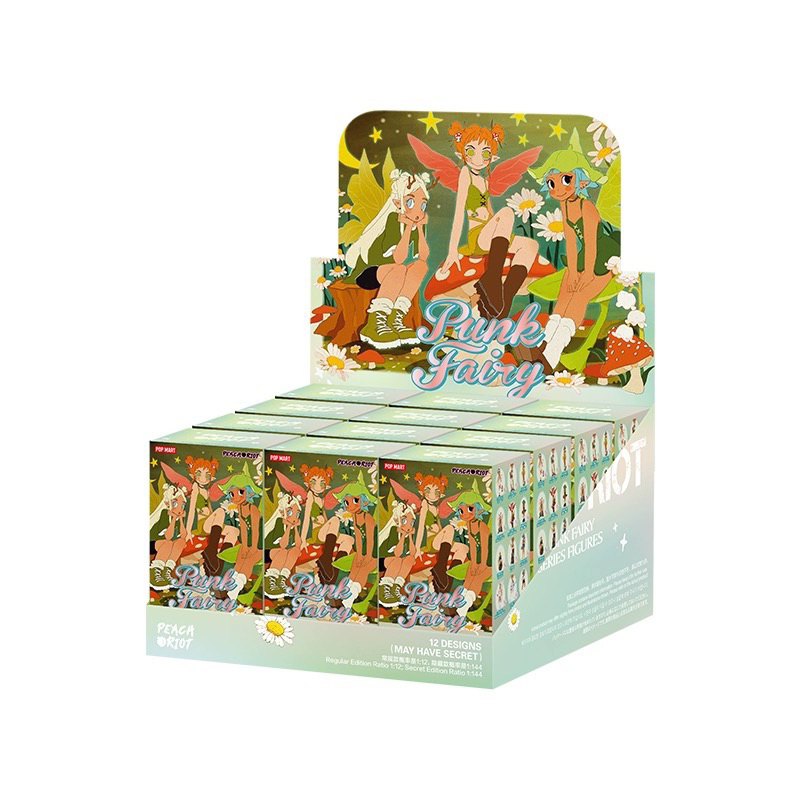 📍พรีออเดอร์📍[ยกเซต / Secret] POPMART PEACH RIOT Punk Fairy Series ...