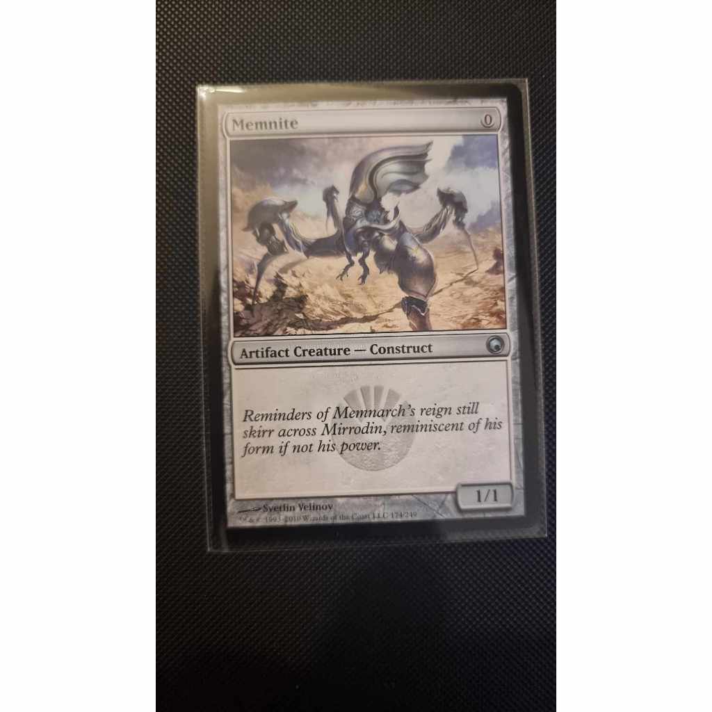 Memnite การ์ด Magic The Gathering ของแท้ จากชุด Scars of Mirrodin, Game ...