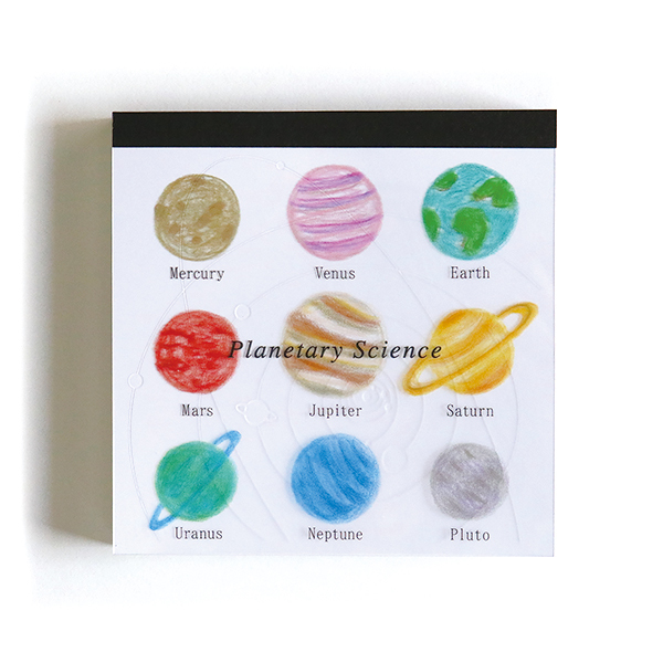 Memo Pad Square Planet by GreenFlash ST-004 | Shopee Thailand