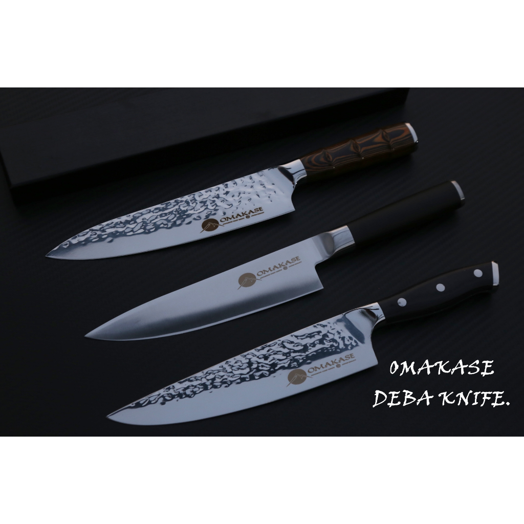 มีดเดบะ OMAKASE No.KM210-C071 Deba Kitchen Knife ของแท้ 100 % ขนาด 13 นิ้ว | Shopee Thailand