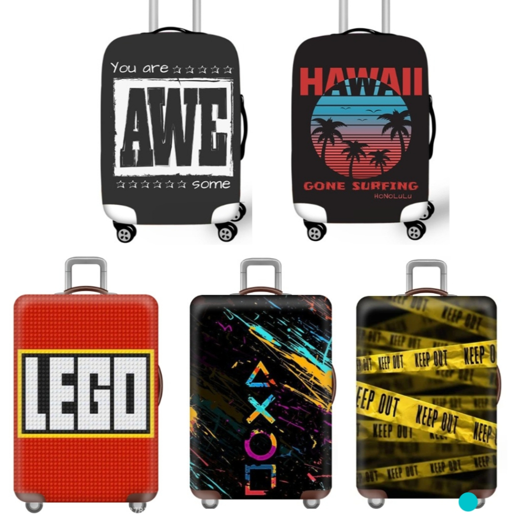 พร้อมส่ง สำหรับ 18-32 นิ้ว ผ้าคลุมกระเป๋าเดินทาง มีซิปข้างสองด้าน มี ...