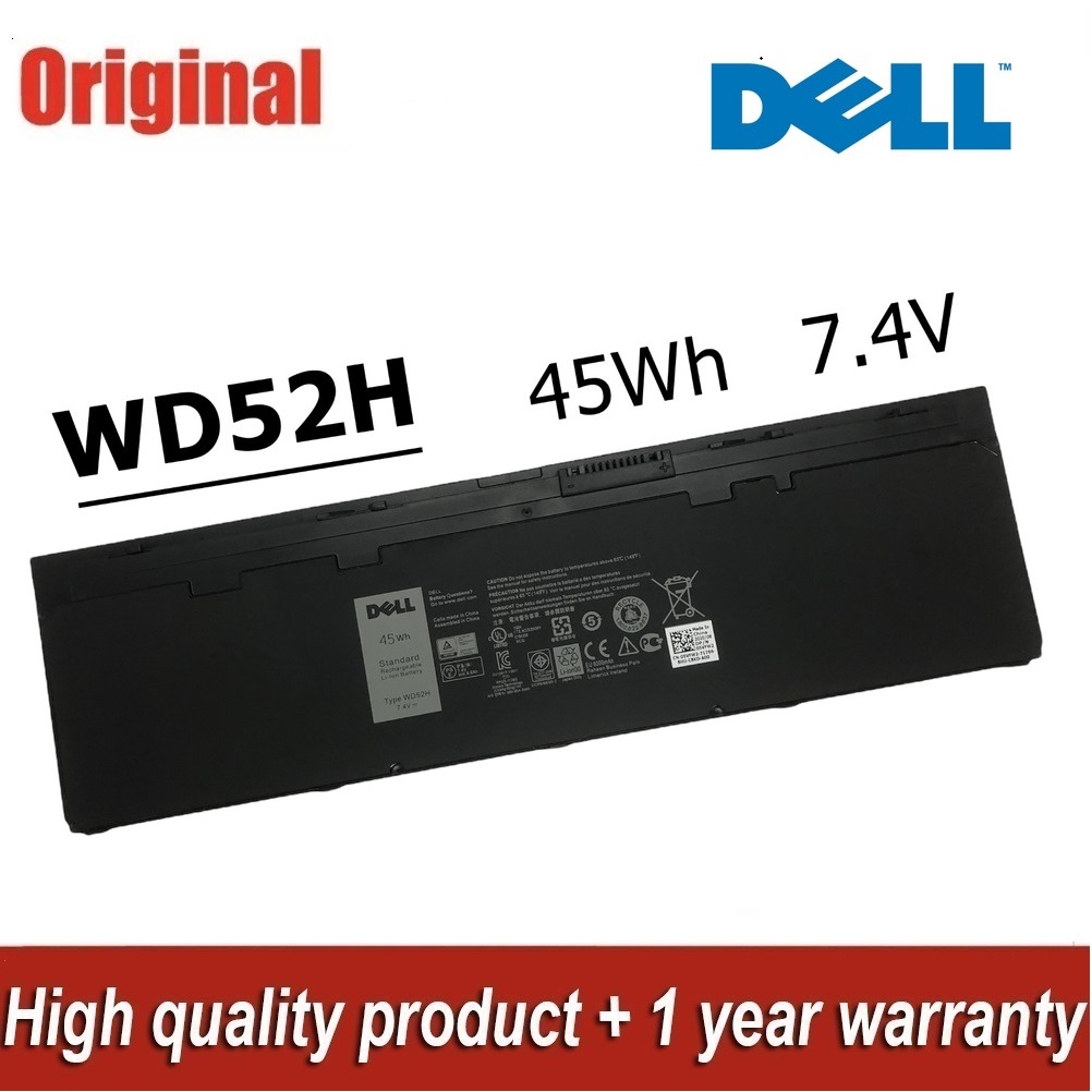 Dell แบตเตอรี่ WD52H (สำหรับ Latitude E7240 E7250 VFV59 ) Dell Battery ...