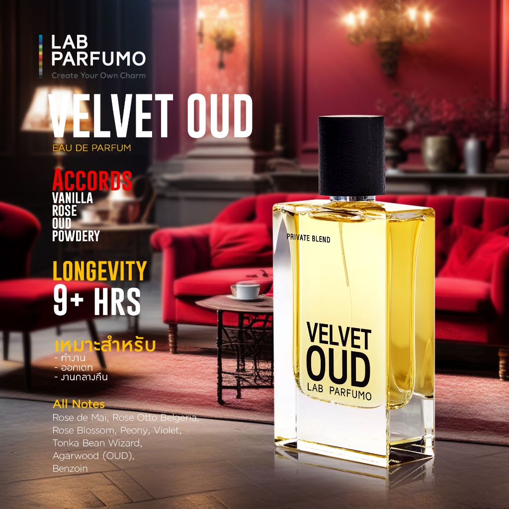 น้ำหอม LAB PARFUMO : Velvet OUD ⚡️น้ำหอมแบรนด์ไทย ของแท้ พร้อมส่ง⚡️ ขนาด 30ml และ 50ml | Shopee ...