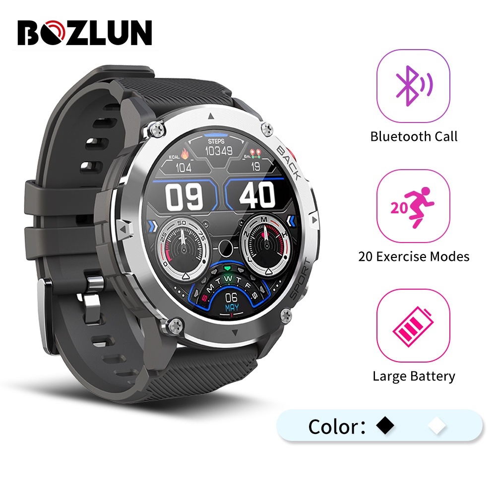 BOZLUN รุ่น C21 Smart Watch นาฬิกาข้อมือ สมาร์ทวอทช์ หน้าจอ 1.32 นิ้ว ...